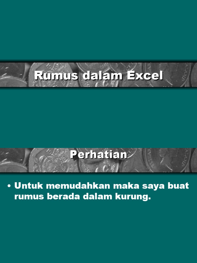 Panduan Rumus Excel Lengkap | PDF | Metode & Bahan Ajar