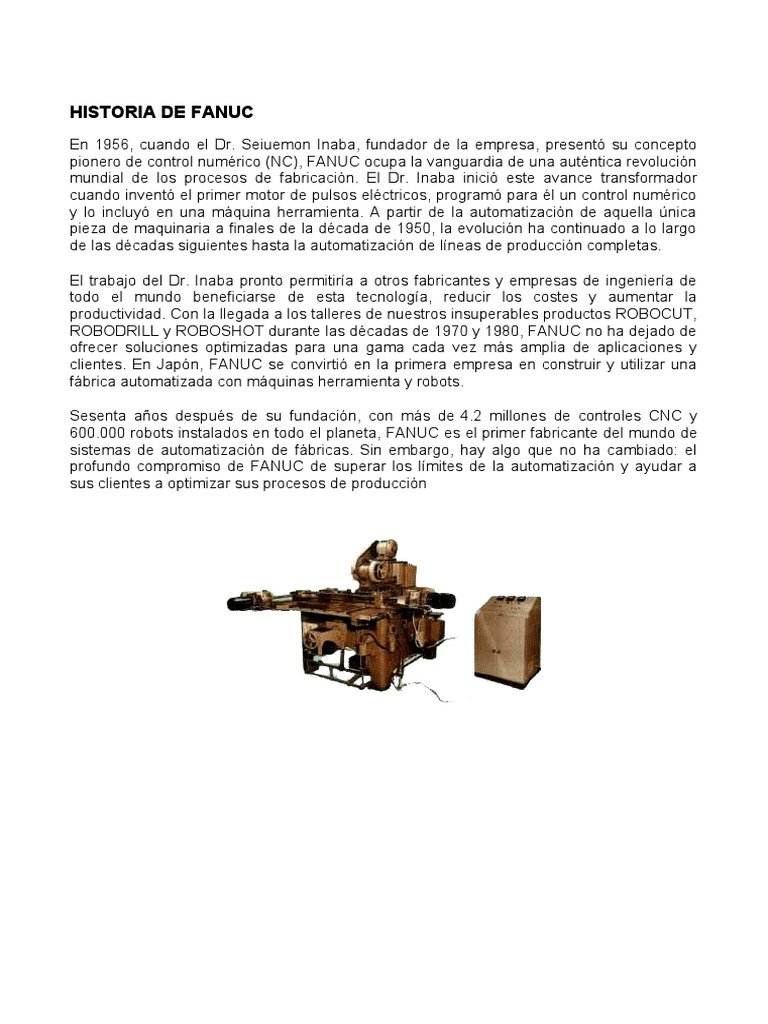 Robots FANUC | PDF | Robot | Robótica