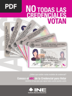 Modelo Actual de La Credencial para Votar | PDF | Tinta | Ultravioleta
