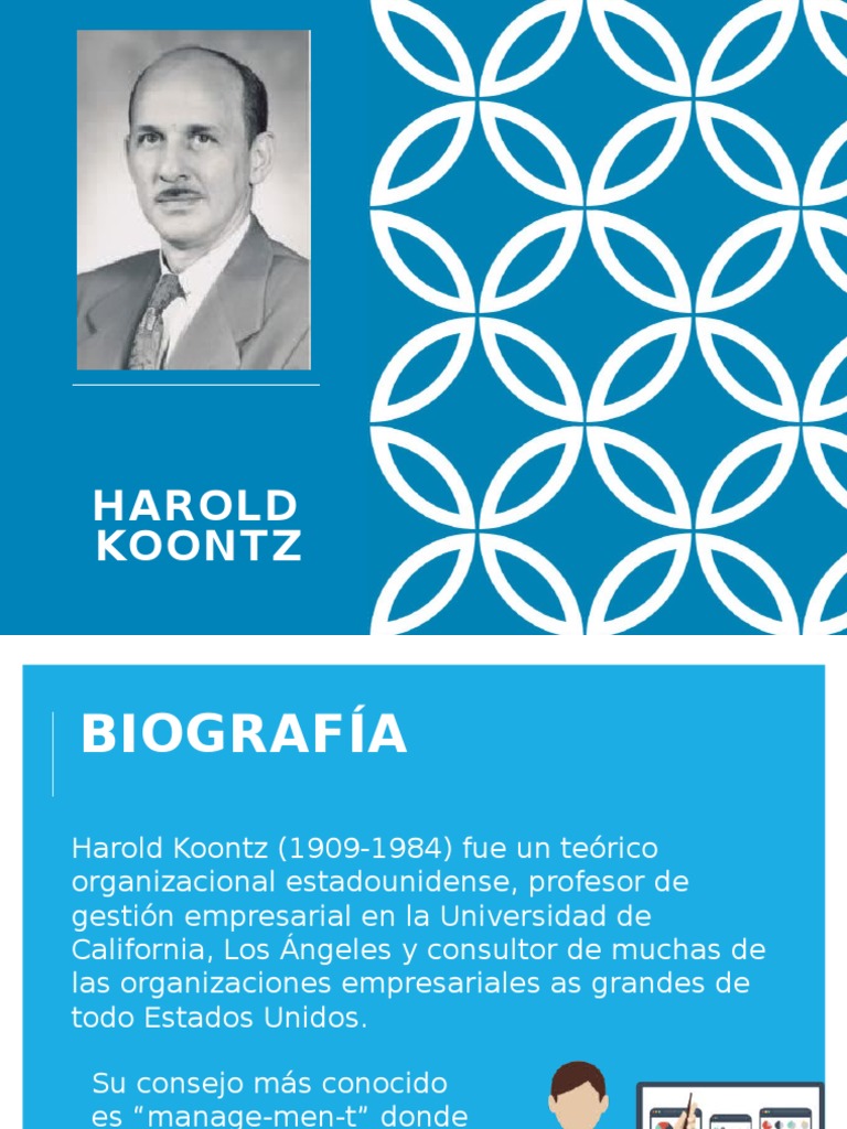 Harold Koontz | PDF | Teoría | Planificación