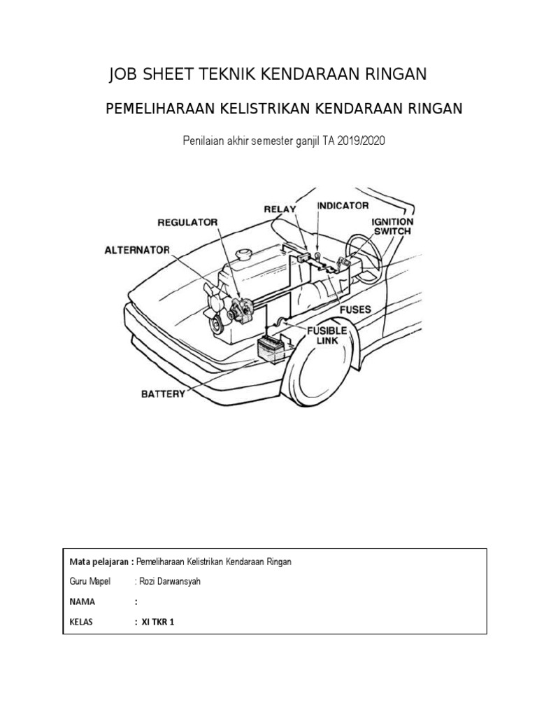 JOB SHEET Kelistrikan 11 TKR 1 | PDF