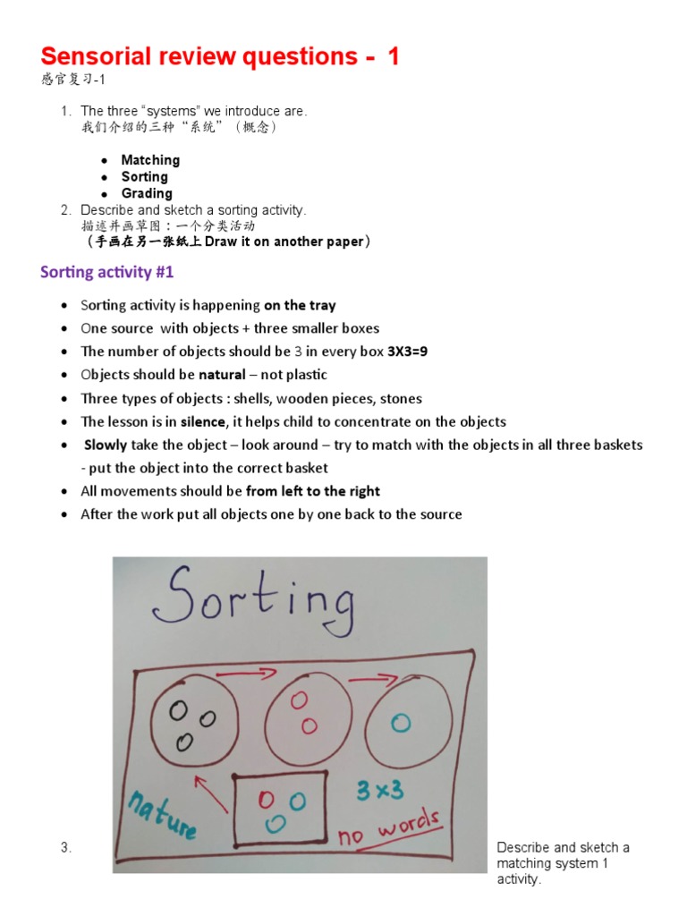 Montessori Sensorial Activities Guide | PDF | Rectangle | Triangle