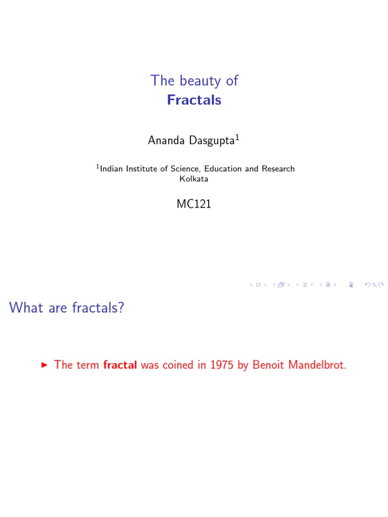 Fractals PDF | PDF | Fractal | Mathematical Objects