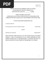 PIL Format | PDF | Writ | Supreme Courts