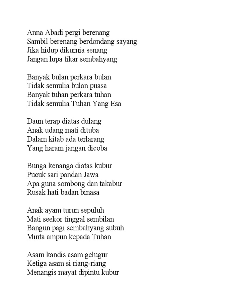 Pantun Agama | PDF