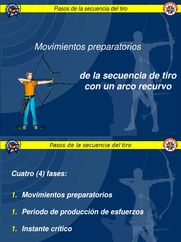 4 MOVIMIENTOS PREPARATORIOS Parado, Agarre de Cuerda y Arco | Unduh gratis PDF | Tiro al arco ...