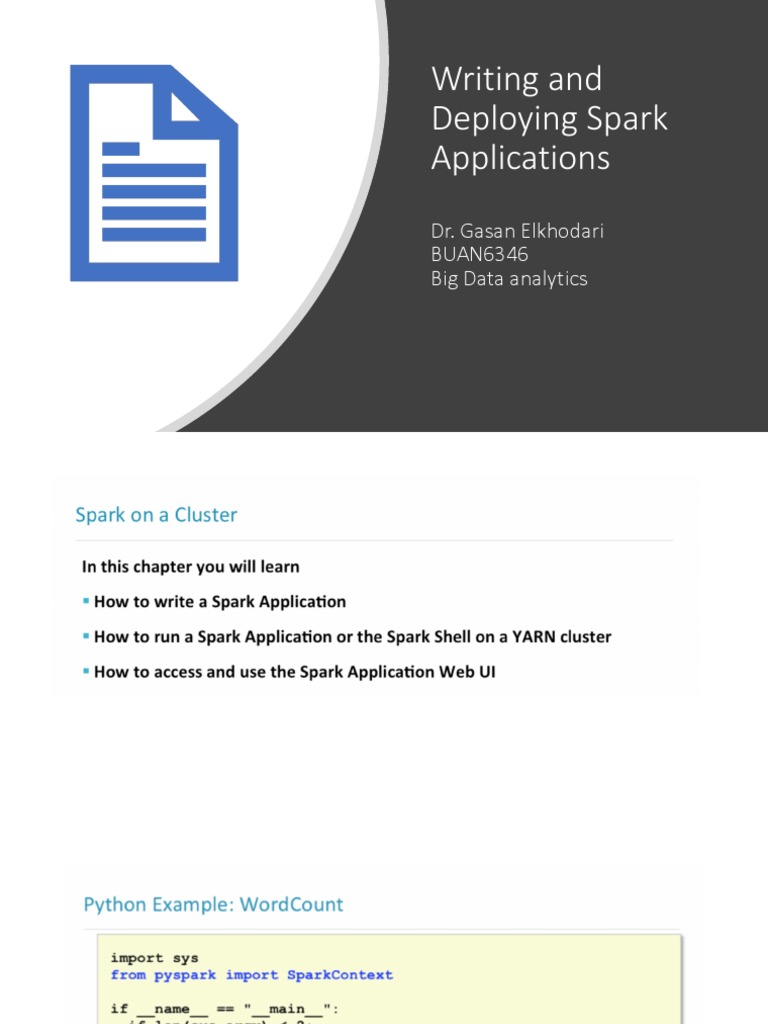 Spark Parallel Processes And Aggregation Pdf Pdf Apache Hadoop Apache Spark 3030