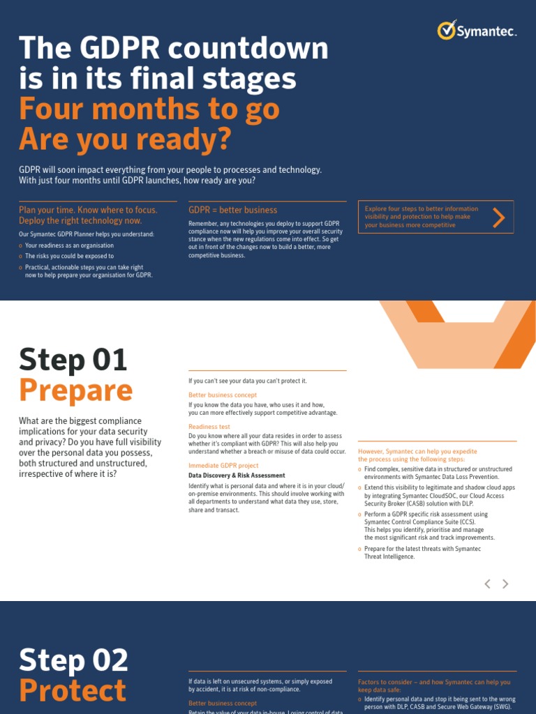 Symantec GDPR PDF | Download Free PDF | Computer Security | Security