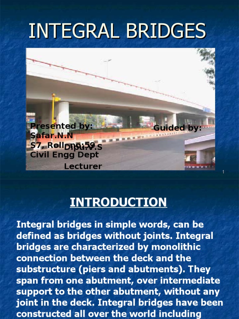 Fdocuments - in Integral-Bridges | PDF | Bridge | Geotechnical Engineering