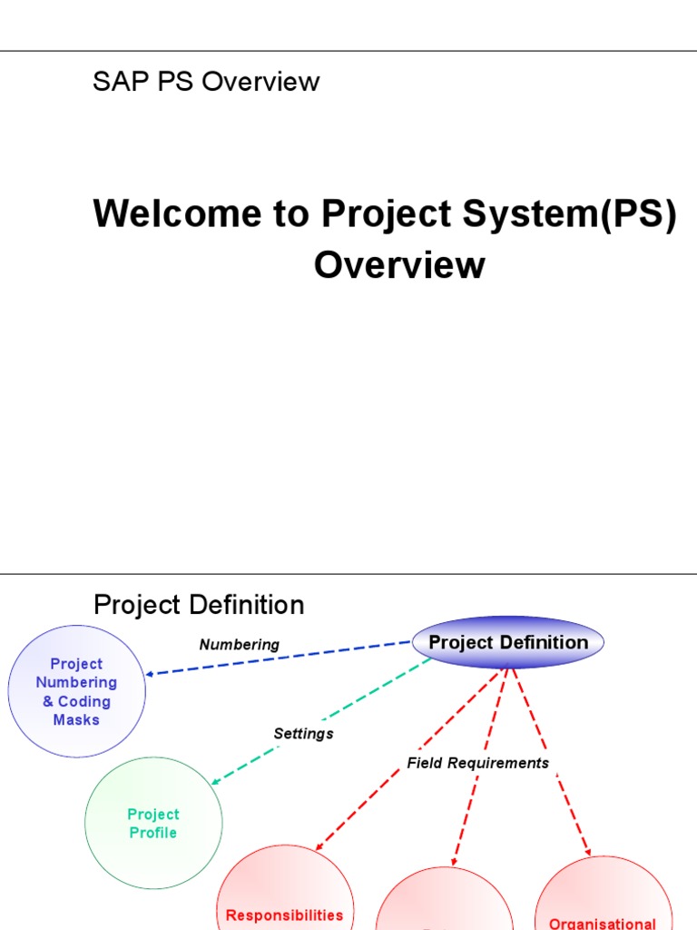 Presentation PS (Overview of SAP PS 1module) | PDF | Information ...