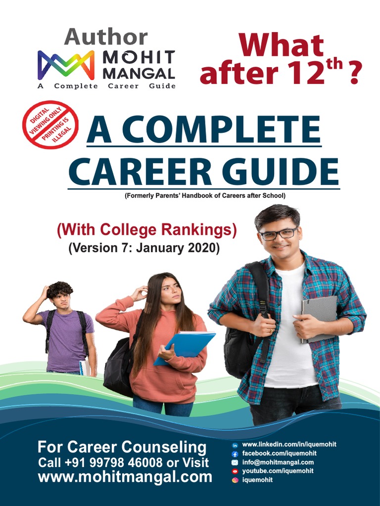 Career Guide 2020 PDF | PDF | Bachelor Of Arts | Bachelor Of Science
