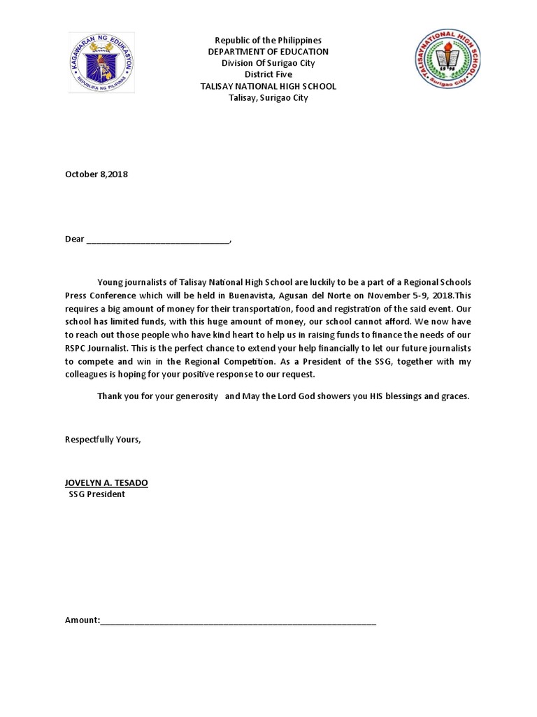 Solicitation Letter | PDF