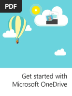 Getting Started With OneDrive | PDF | Microsoft Office | Computer Science