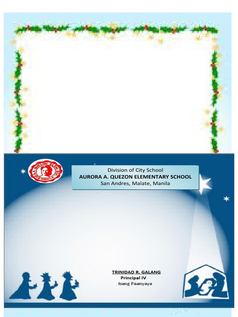 School Christmas Program | PDF