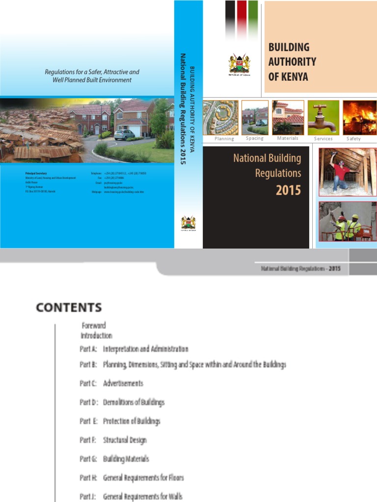 National Building Regulations 2015 Kenya | PDF | Ventilation ...