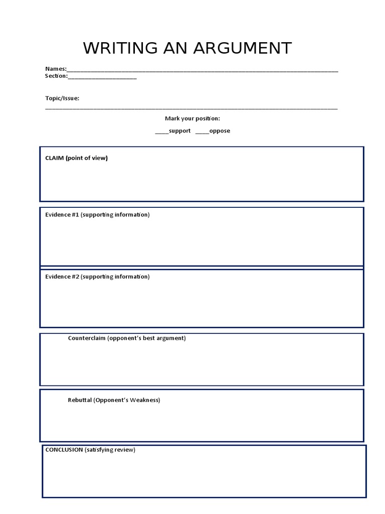 Crafting a Compelling Argument: A Guide to Developing a Logical ...