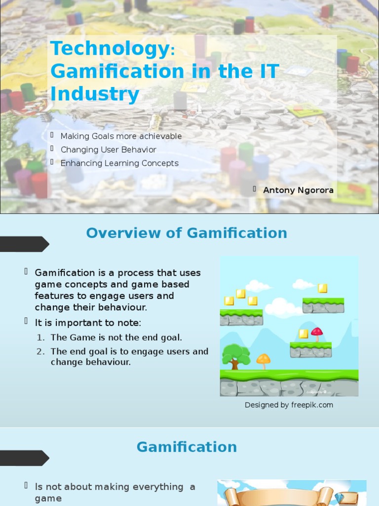 Gamification Presentation | PDF | Goal | Action (Philosophy)