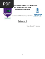 4. TIMO - Final - Mẫu phiếu trả lời (Answer sheet) | PDF | Mathematics