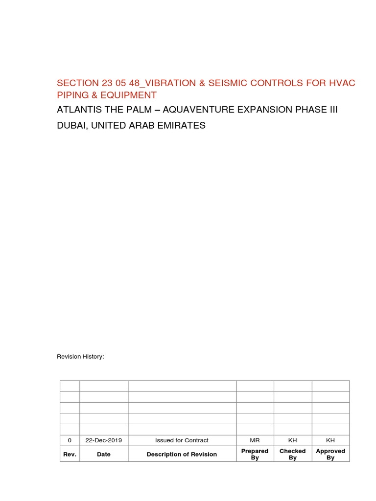 Vibration | PDF | Pipe (Fluid Conveyance) | Screw