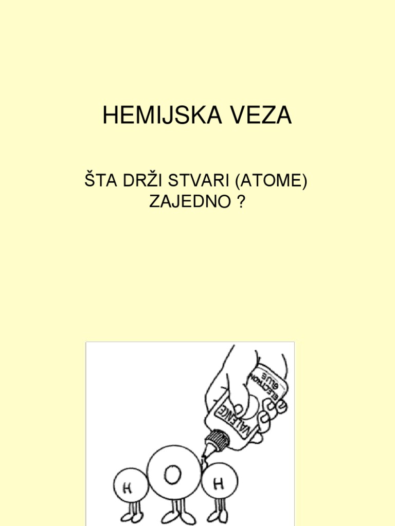 Hemijske Veze | PDF