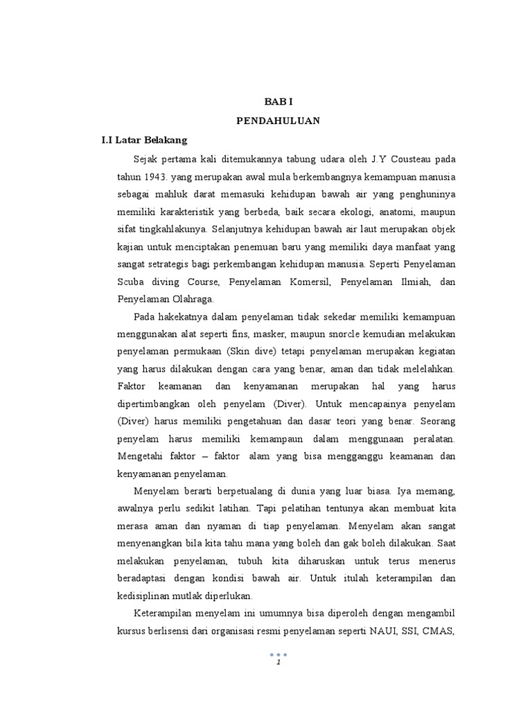 Makalah Selam Aldi | PDF