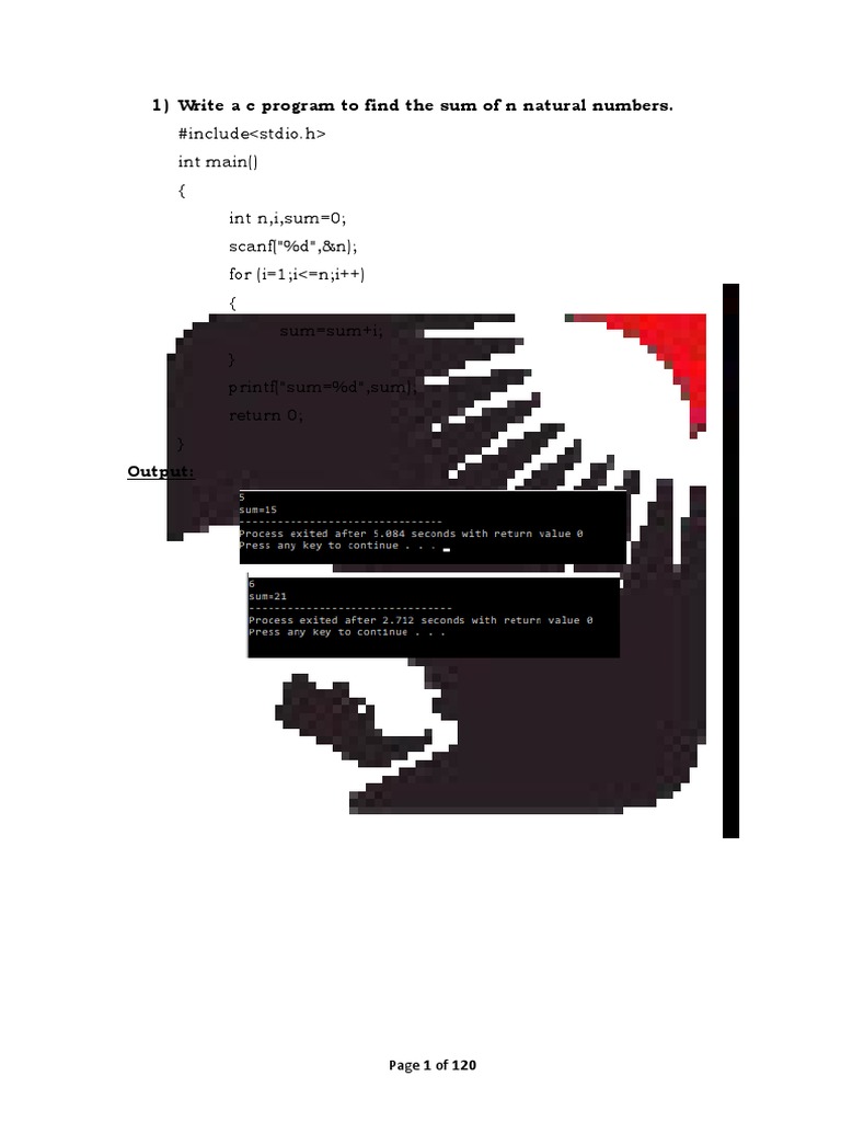 C programs to solve maths problems | PDF | Notation | Computer Programming