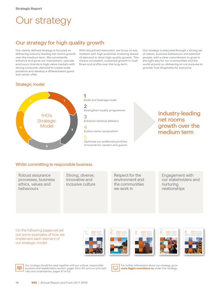 IHG 2019 Our Strategy Overview PDF | PDF | Brand | Hotel