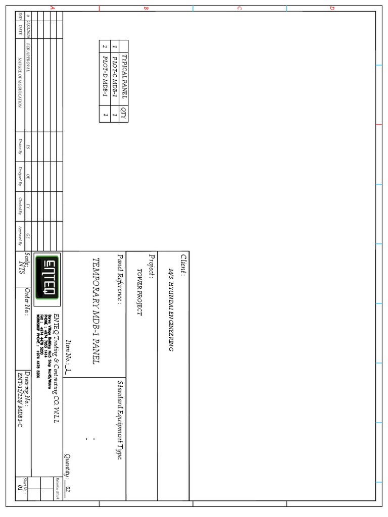 Drawing MDB SMDB PDF | PDF | Fuse (Electrical) | Electrical Equipment