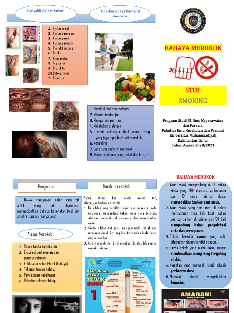 Leaflet Bahaya Merokok (Reza Pitaloka) | PDF