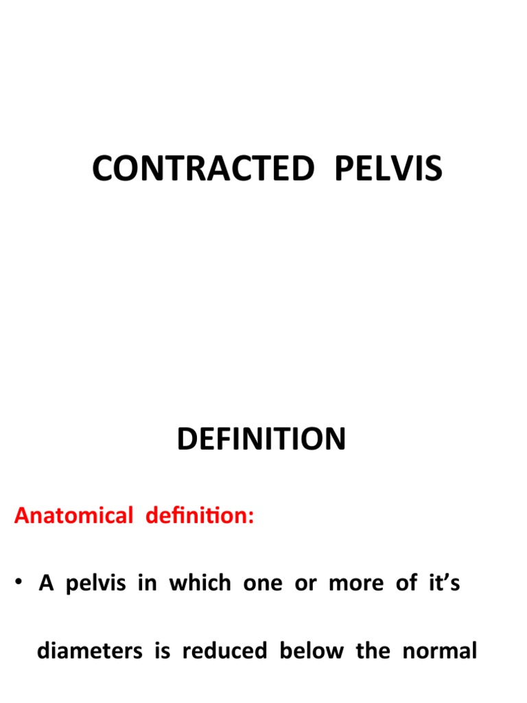 Ar - Contracted Pelvis | PDF | Pelvis | Childbirth