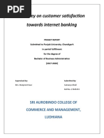 Online Banking Project Work | PDF | Online Banking | Banks & Banking