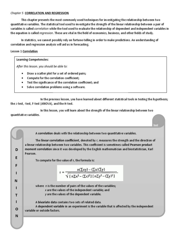 Course Pack Correlation | Download Free PDF | Correlation And ...