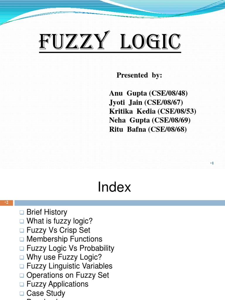 Fuzzylogic 2 | PDF | Fuzzy Logic | Logic