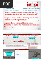 Présentation de L'INAPI | PDF | Brevet | Propriété intellectuelle