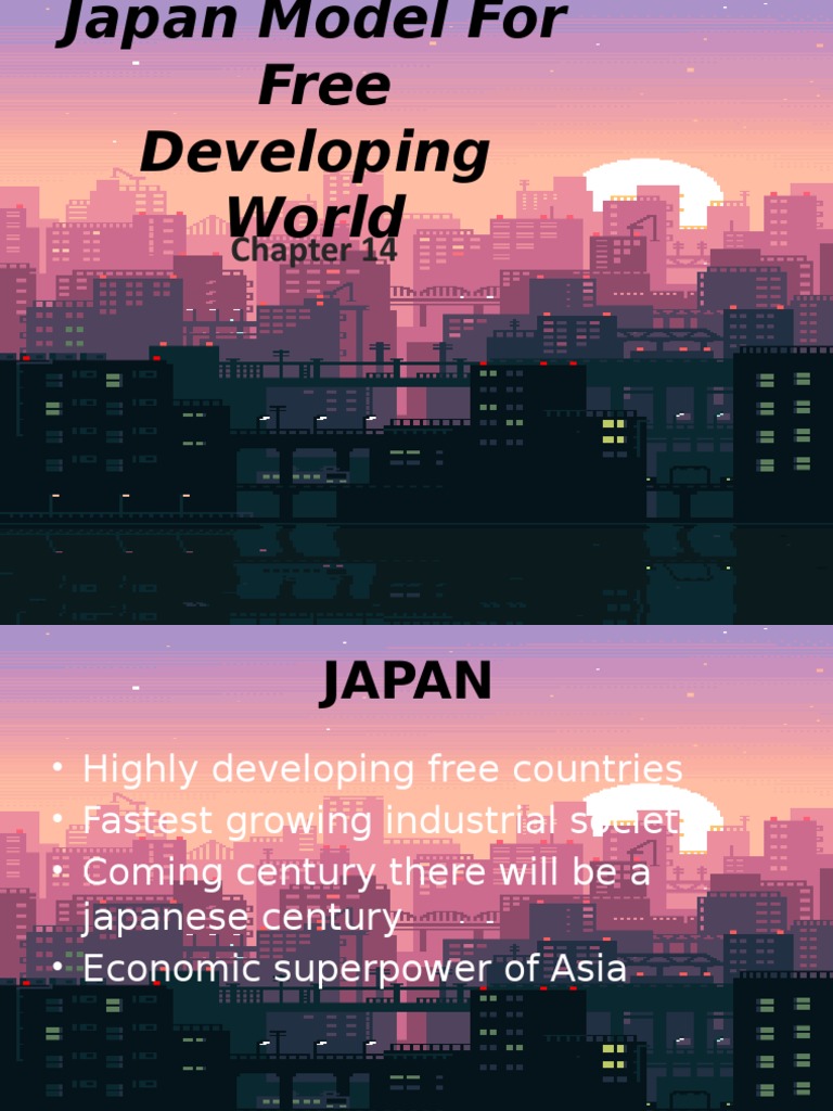 Japan Model For Developing World | PDF | Japan | Agriculture