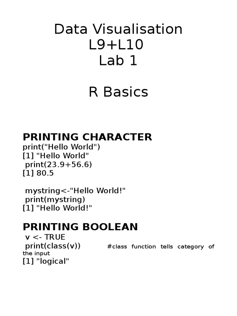 Lab1 Datavisualization | PDF | Array Data Structure | Computer Data
