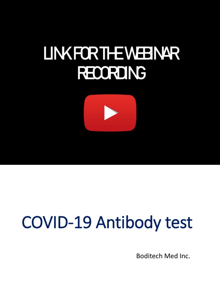 COVID-19 Antibody Testing Overview | PDF | Virus | Life Sciences