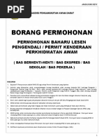Borang Permohonan Lesen Memandu (JPJ L1) PDF | PDF