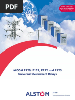 Product Datasheet: Micom P127 - Overcurrent and Earth Fault Protection Relay-30 Te-Standard ...