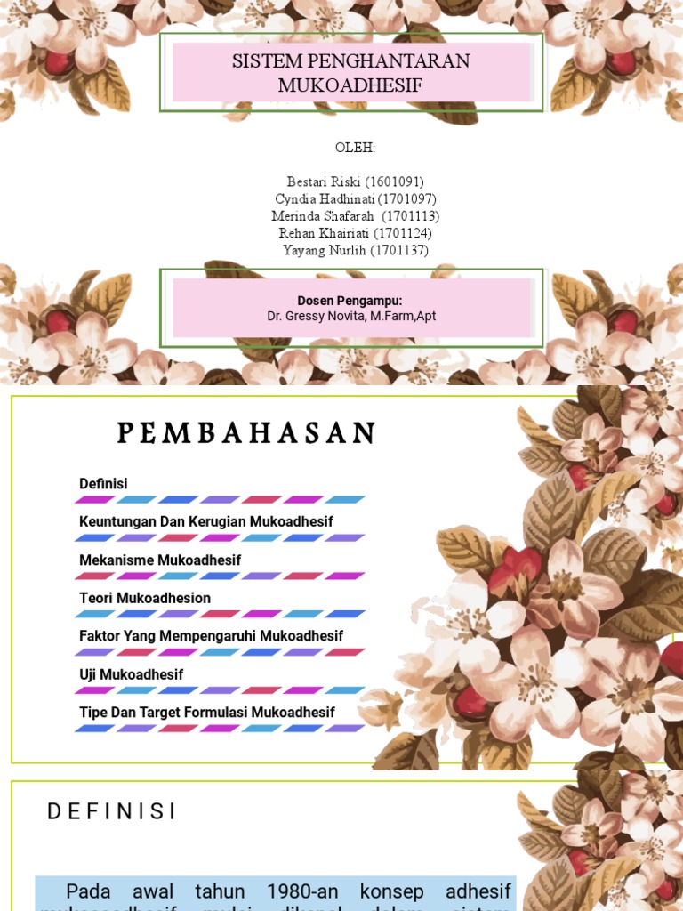 Mukoadesif | PDF | Sains & Matematika