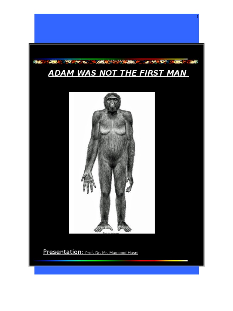 Adam Was Not The First Man | PDF | Sumer | Adam And Eve