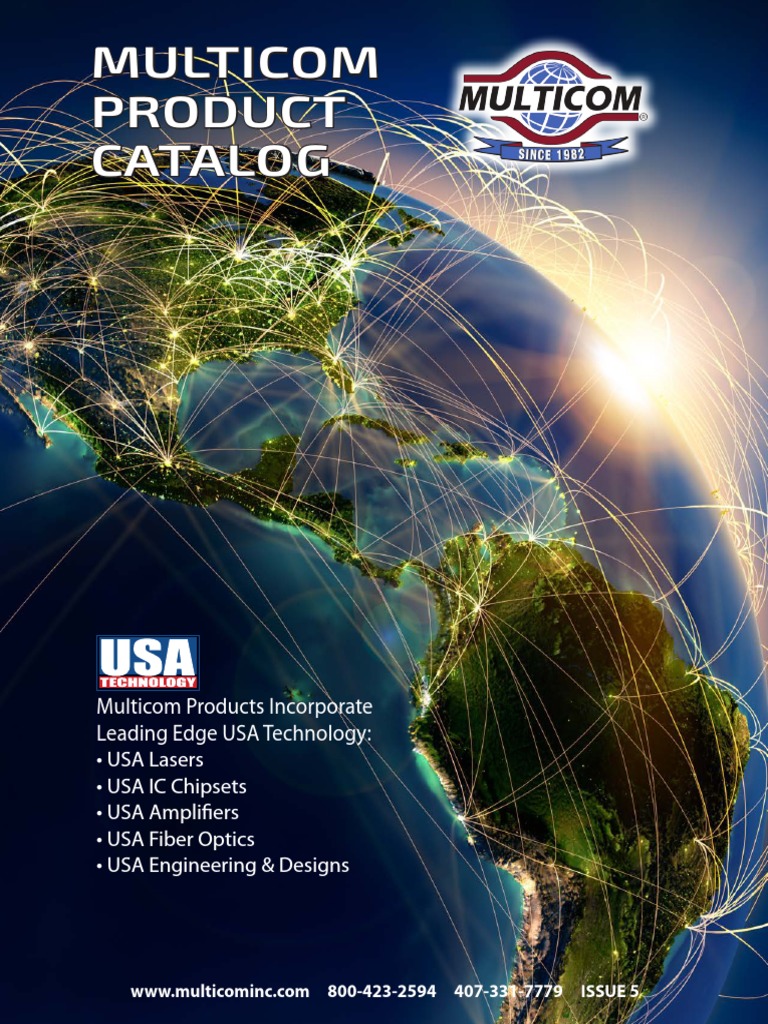 Multicom Product Catalog MAR 2020 Web PDF | PDF | Optical Fiber ...