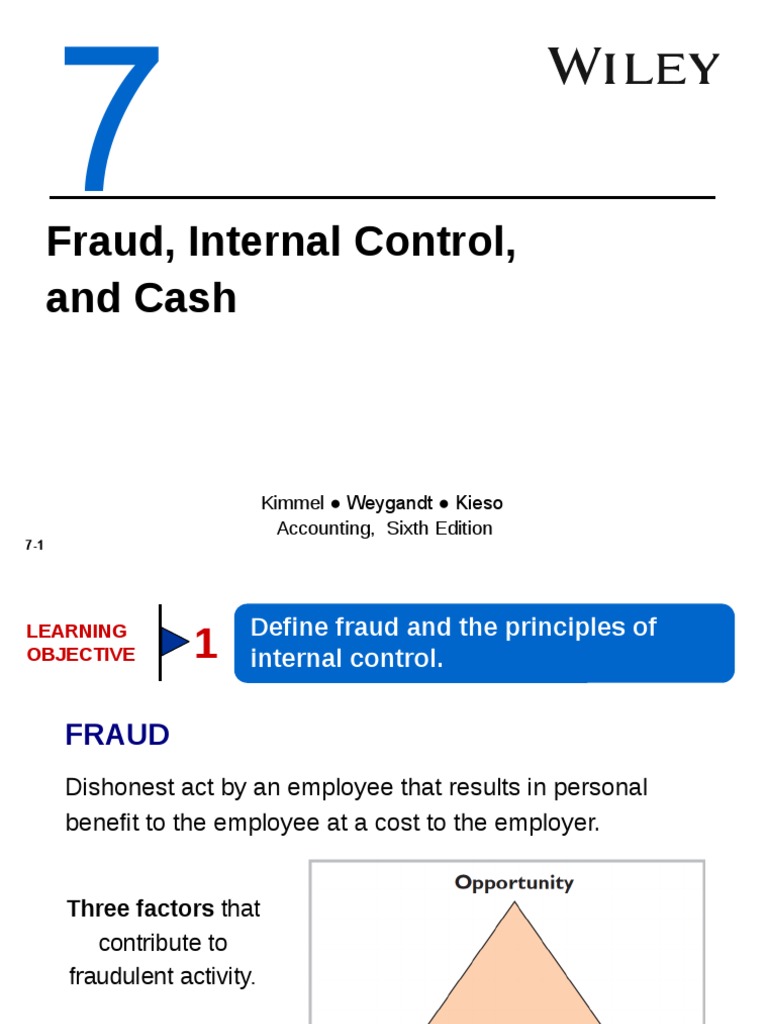 Fraud, Internal Control, and Cash: Kimmel Weygandt Kieso Accounting ...