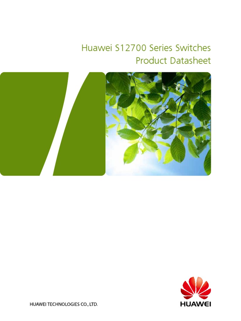Huawei s12700 Series Switches Datasheet PDF | PDF | Alternating Current ...