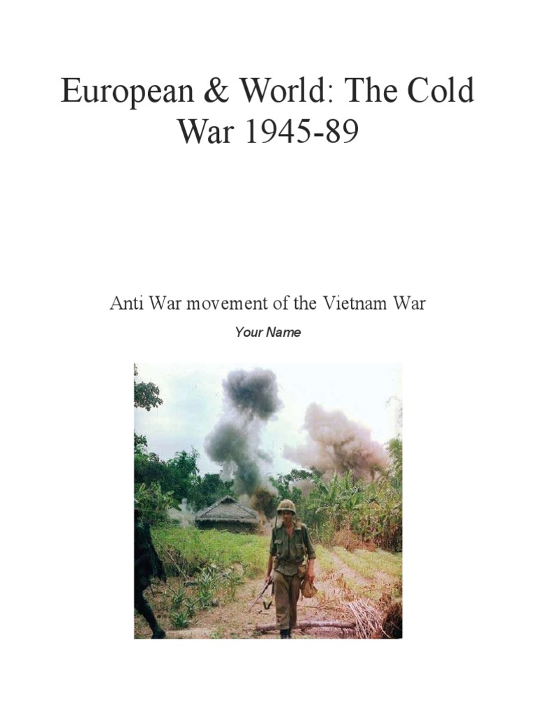 The Rise of the Anti-War Movement in Vietnam | PDF | Anti War Movement ...
