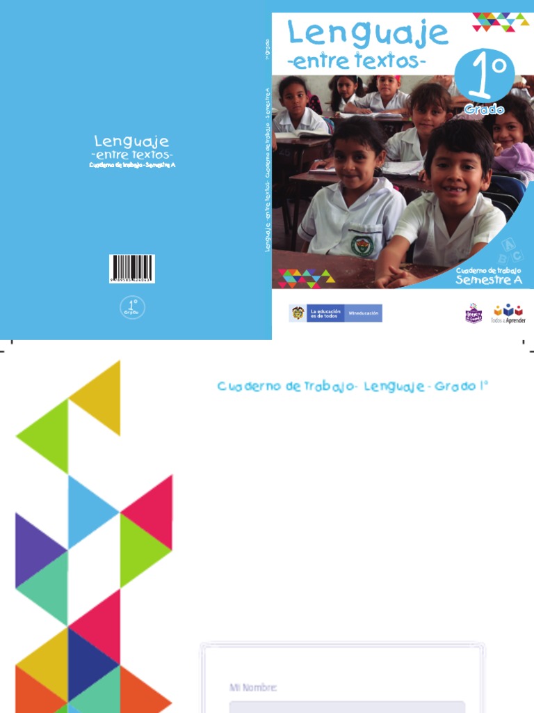 Cuaderno de Lenguaje Grado 1 Semestre A | PDF | Salón de clases ...