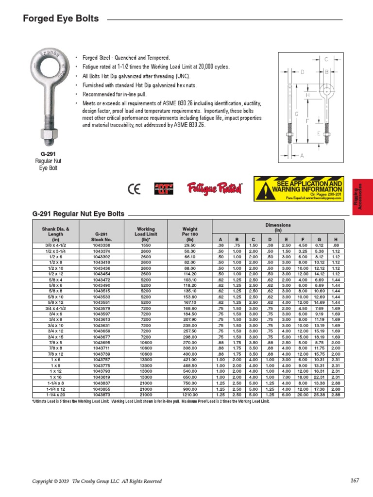 Forged Eye Bolts: Regular Nut Eye Bolt | PDF | Screw | Industrial Processes