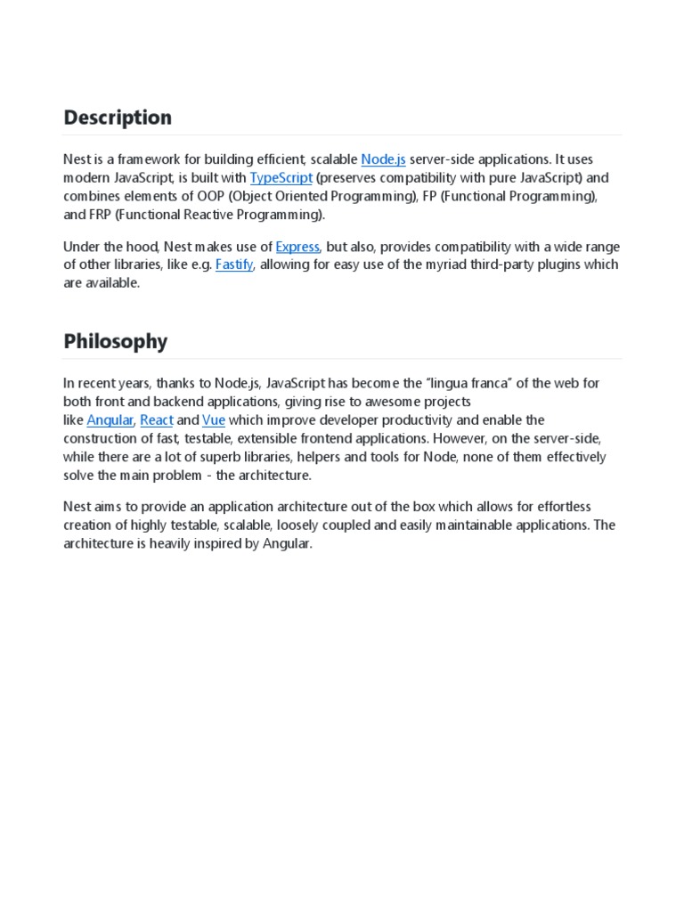 Nest - Js Framework | PDF