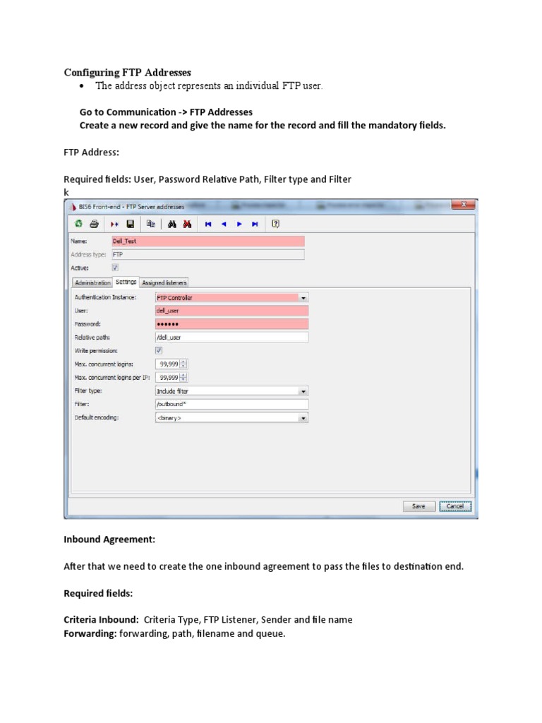 The Address Object Represents An Individual FTP User | Download Free ...