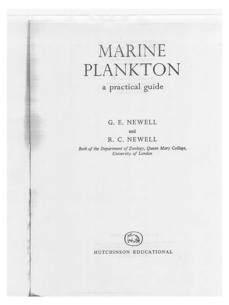 Pdf Marine Zooplankton Practical Guide Volume 1 Frontiers | Modeling